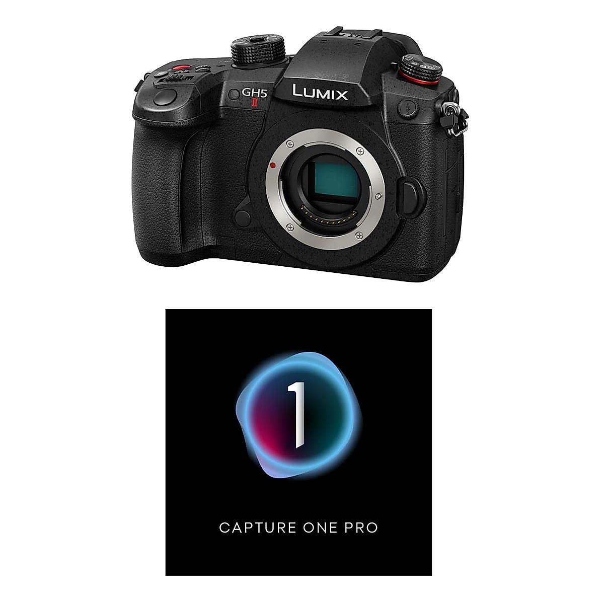 Panasonic Lumix GH5 II Mirrorless Camera with Capture One Pro Photo Editing Software