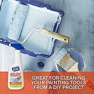Motsenbocker's Lift Off 41301 22-Ounce Latex Paint Remover Spray is Environmentally Friendly Safely Removes Latex Paint and Enamel and Works on Multiple Surfaces Water-Based and Biodegradable