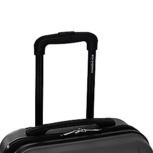 Ben Sherman Hereford Spinner Travel Upright Luggage, Grey, 24-Inch Checked