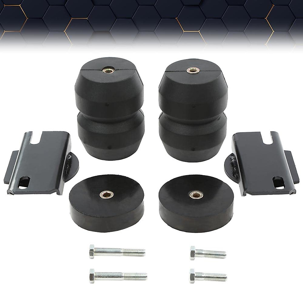 PIT66 Rear Suspension Enhancement System Compatible with Dodge Ram 2500 2WD 2014-2021/Compatible with Dodge Ram 2500 4WD 2014-2021 DR2500D