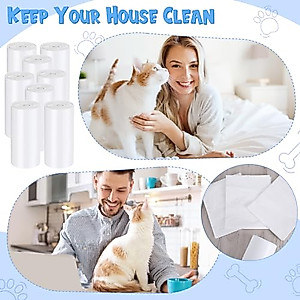 Yeaqee 200 Pcs Waste Drawer Liners Compatible with Litter-Robot Models, 9-11 Gallons Liner Bags Replacement Liner Bags Cat Litter Bags Compatible with Litter-Robot 3 and 4 for Cat Odors