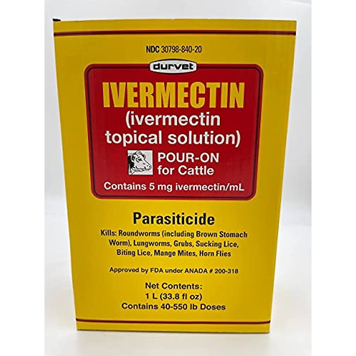 Durvet Ivermectin Pour On 1 Lt