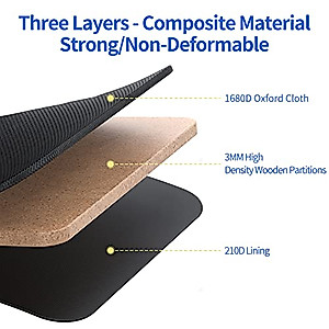 Trunk Organizer for Car, Waterproof Car Trunk Organizer Collapsible with Lid/Aluminium Alloy Handle/Reflective Strip, Camping Storage Trunk Organizer and Storage for SUV, Sedan, Van, Truck