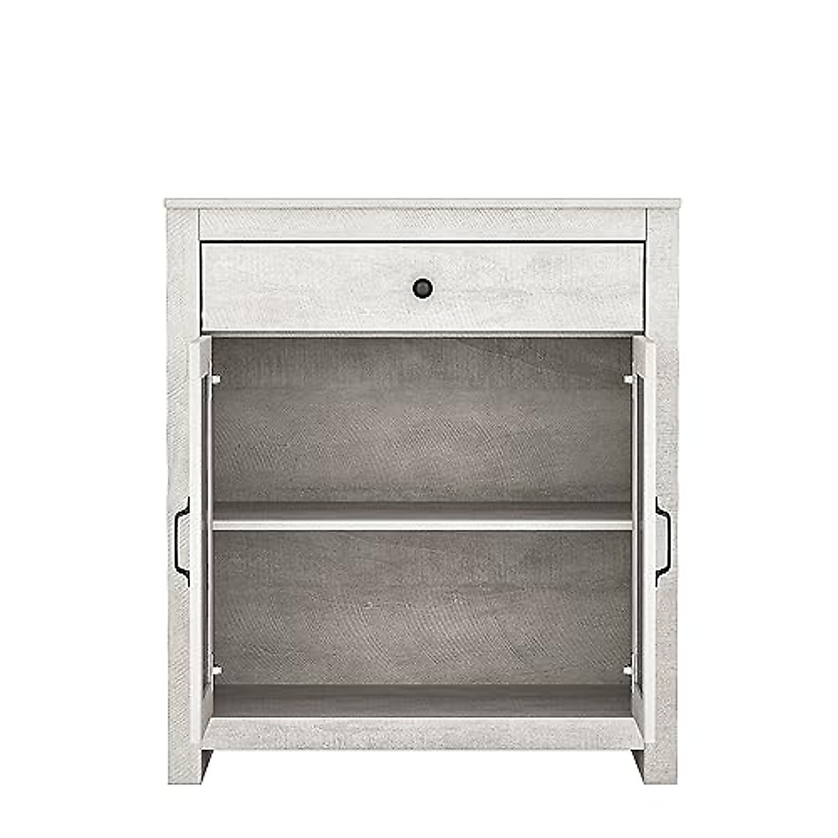 Galano Millicent Accent Cabinet Drawer, Sideboard, Storage Buffet with Doors, Multifuctional Cupboard for Living Room, Entryway, Kitchen, Adjustable Shelves, Dusty Grey Oak