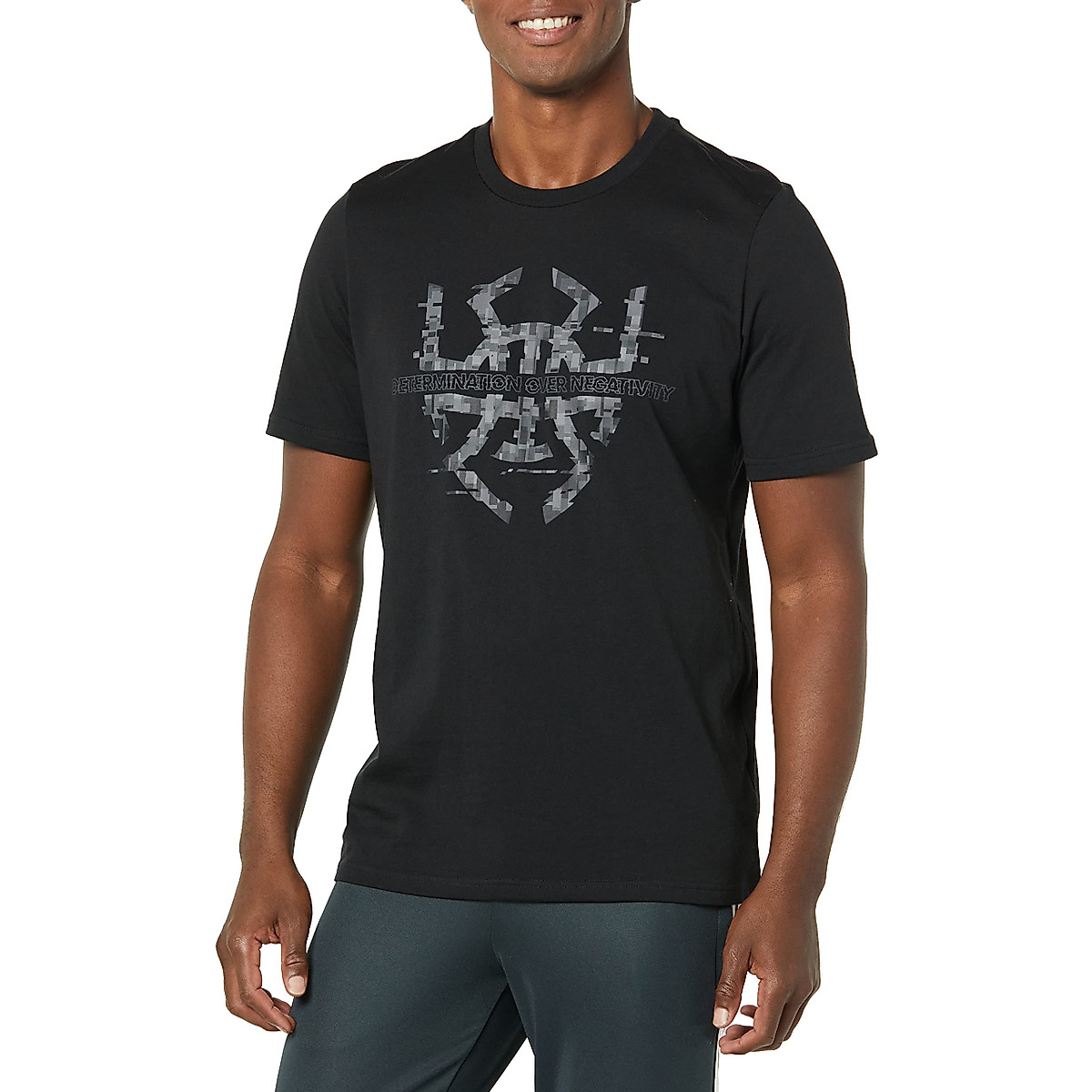 adidas Men's D.O.N. Issue 4 FOF Tee, Black, X-Large