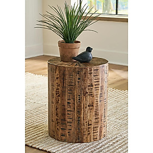 Signature Design by Ashley Reymore Accent Table, Dark Brown