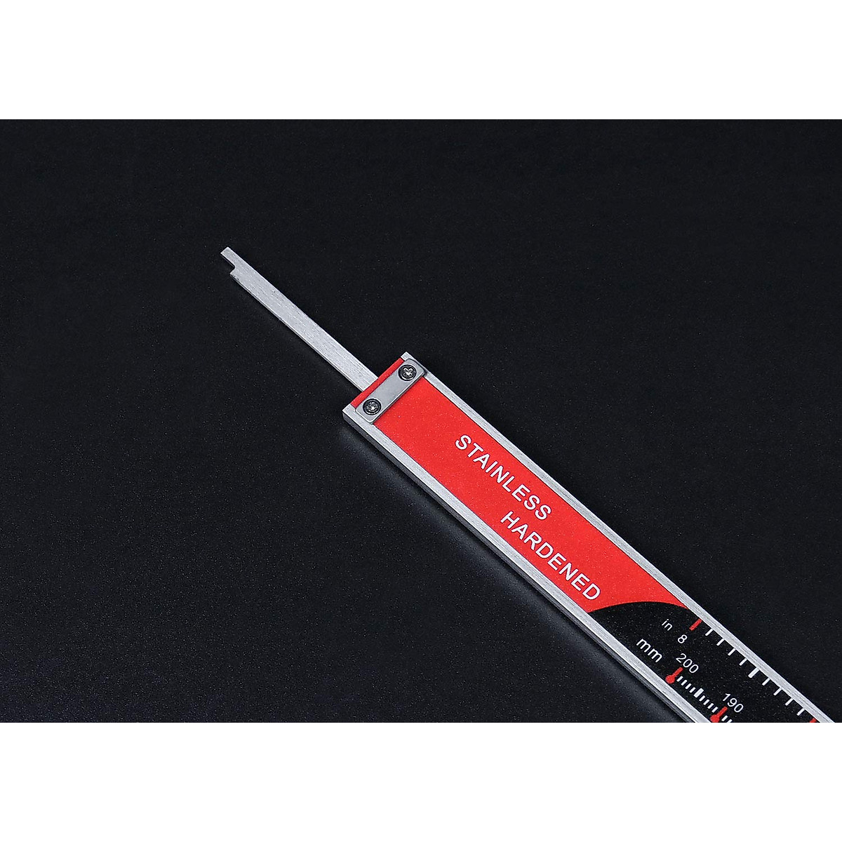 Accusize Industrial Tools 0-8'' / 0-200 mm Elctronic Digital Caliper with Extra Large Screen, Left-Hand, 0.0005''/0.01 mm Resolution, Ab11-L108