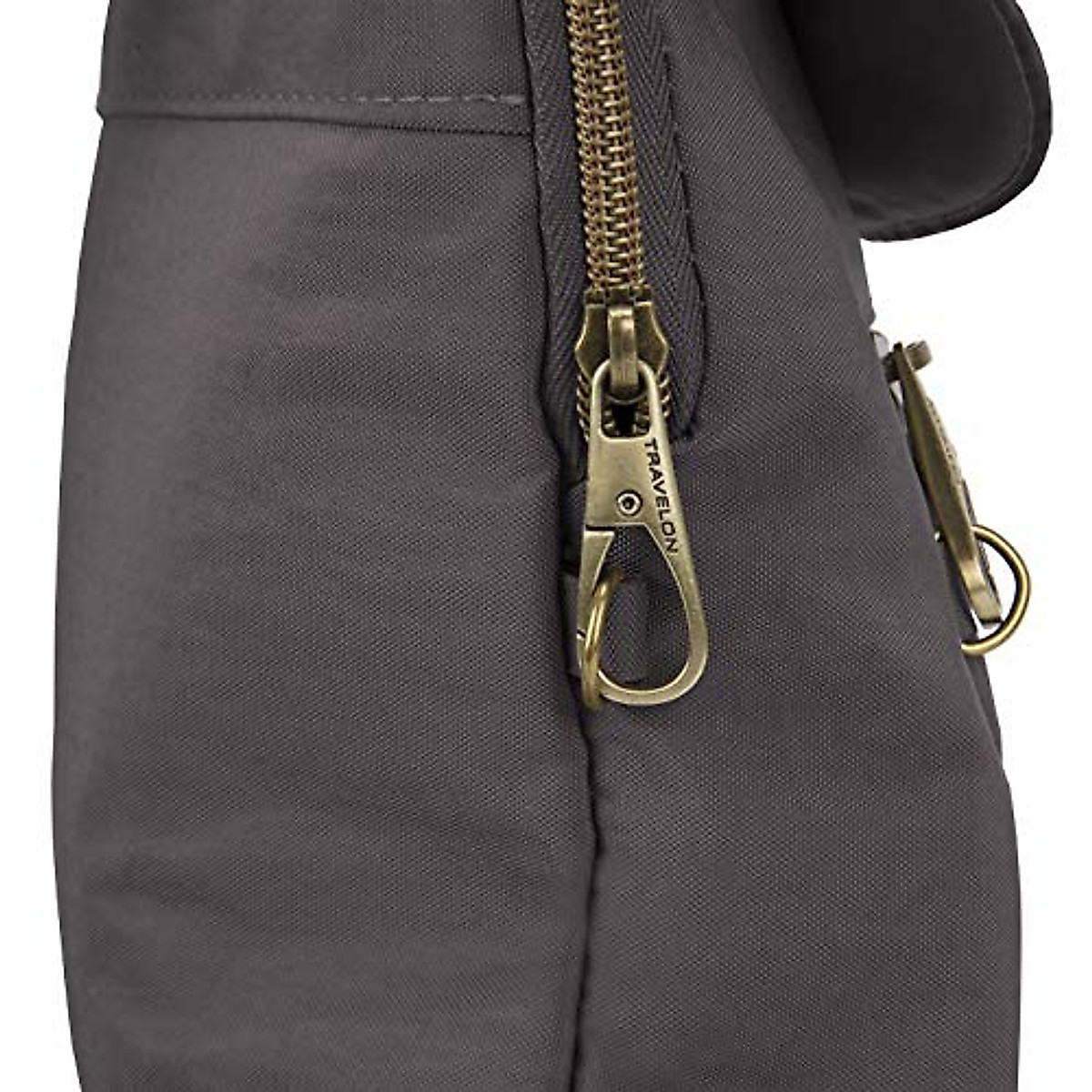 Travelon Anti-theft Signature Slim Backpack, Smoke
