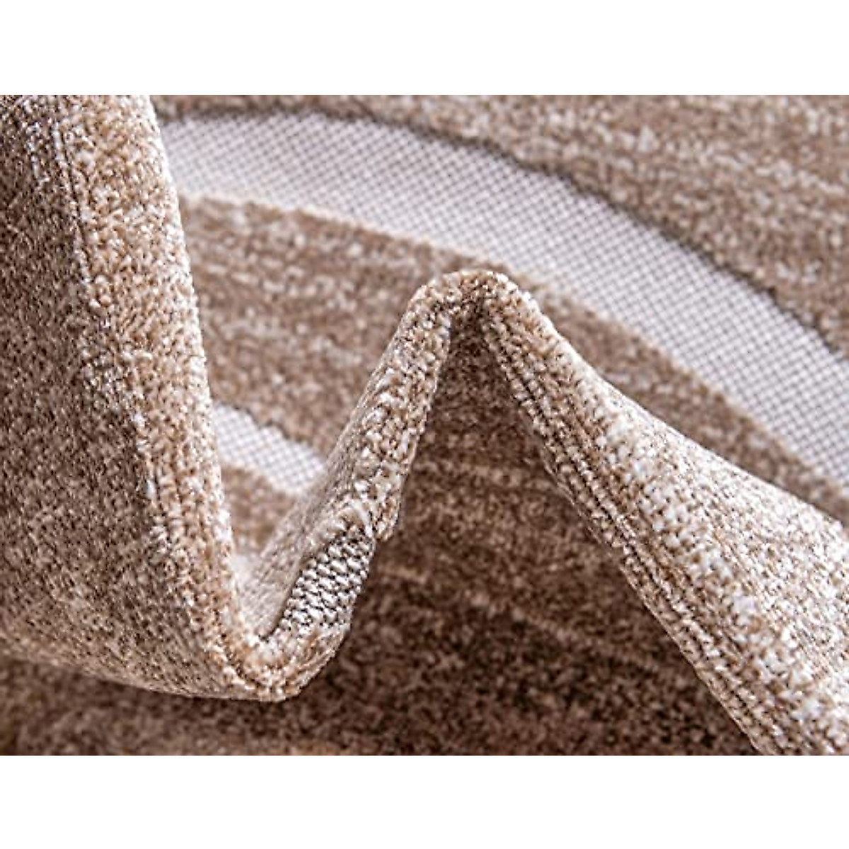 Unique Loom Outdoor Botanical Collection Area Rug - Orlando (5' 1" x 8' Rectangle, Beige/ Cream)