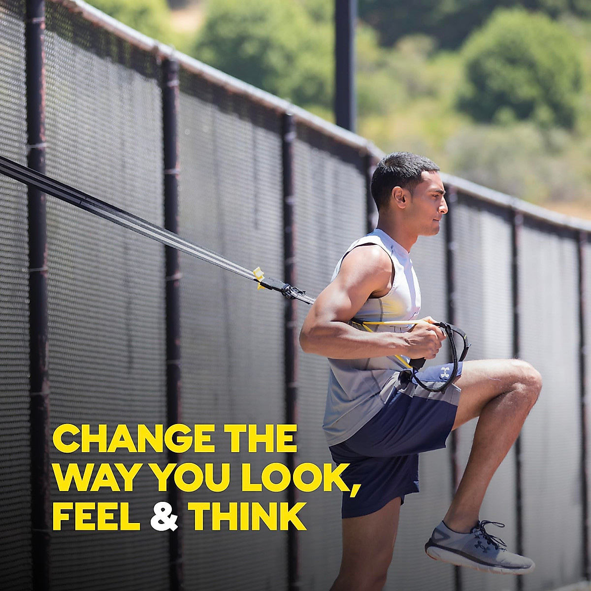 TRX Training All-in-One Suspension-Trainer Exercise Equipment Bundle with XMount Wall Anchor, 4 Strength-Exercise Bands, and Shaker Bottle, 10 Items Total