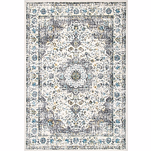 nuLOOM Paisley Verona Vintage Persian Area Rug, 2' x 3', Grey
