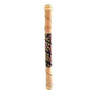 Rainstick Bamboo Rain Stick Musical Percussion Shaker Instrument Hand Painted - Size 16", JIVE BRAND - NOT MADE IN CHINA