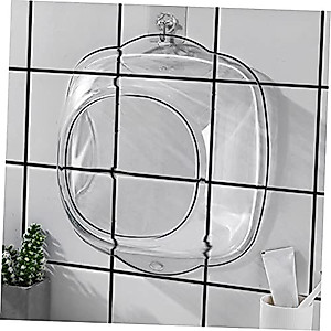 ORFOFE Wash Basin Clear Tub Bathtub Portable Dish Washing Tub for Sink Vegetable Dish Tub for Kitchen Sink Plastic Washtub Transparent Plastic Washing Basin Washbasin for Face Cleansing