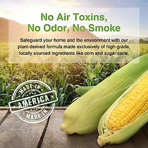 e-NRG Bio Ethanol Fuel for Fire Pit, Tabletop, Wall Fireplace (4-Pack) Best Flame, Longer Burn, Fast Pour, Smoke & Odor-Free, 3rd-Party Safety Tested, Made in USA - Bioethanol Alcohol (4 Quarts)