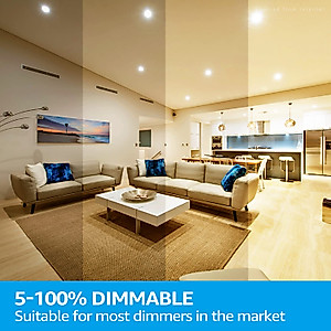 TORCHSTAR 16 Pack 6 Inch Ultra-Thin LED Recessed Lighting with Junction Box, 12W 1000lm Dimmable Recessed Downlight, 3000K Warm White, ETL & Energy Star Listed