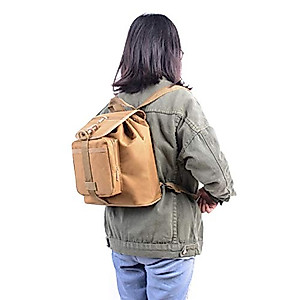 MLOLM Tactical Backpack Mini Military Rucksack Water Resistant Backpack for Mens 10L