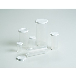 Caplugs ZCVV70ASMQ2 Plastic Vials. CVV-70, PE-LD, Vial Size 7drams Fluid oz 88, White (Pack of 18)