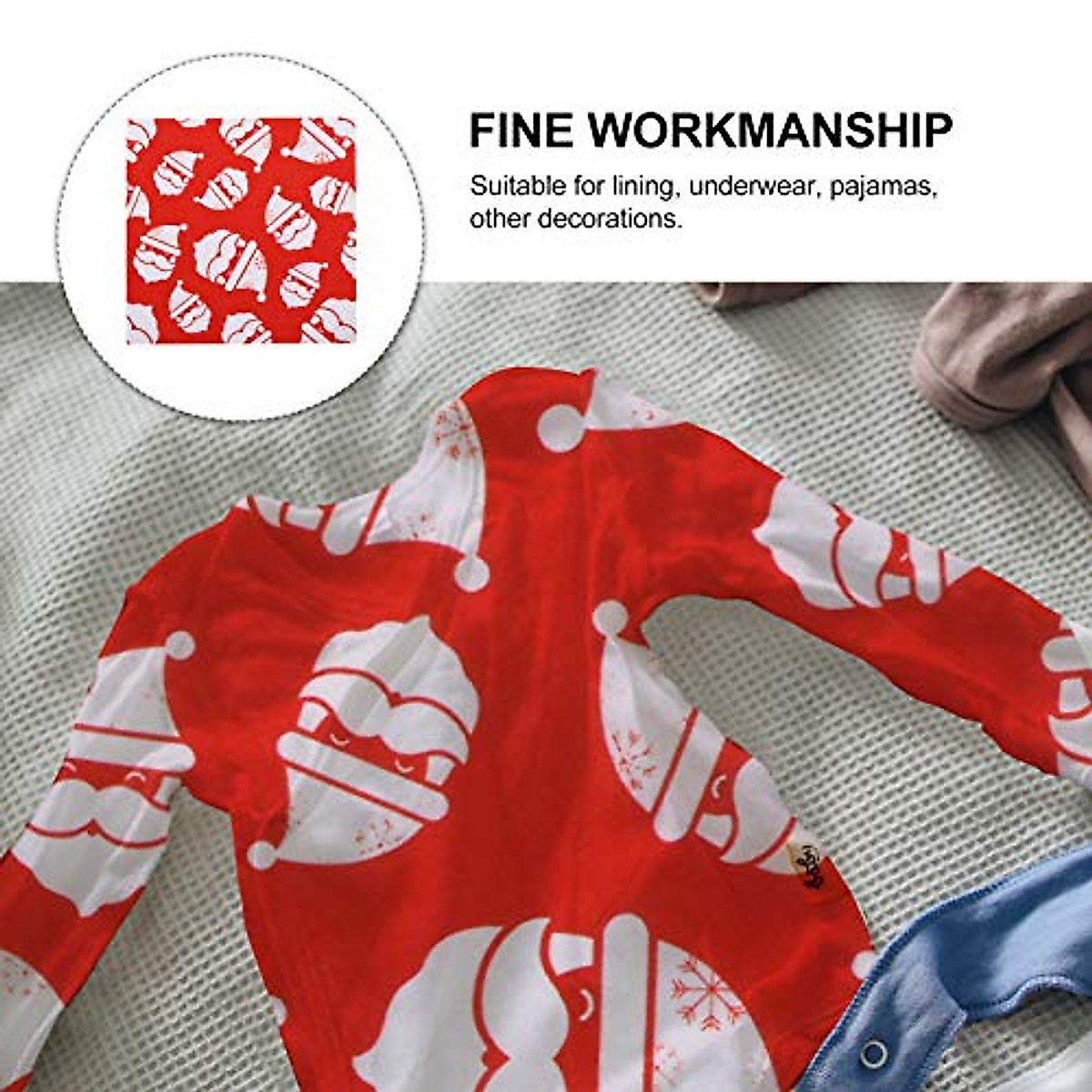 MILISTEN Nativity Decor 20Pcs Christmas Cotton Fabric Floral Quilting Cloth Piece Fat Patchwork Bundles Quarters Precut Scraps for Xmas Dress Cloth Bag DIY Sewing Craft 20x20cm Winter Sheets