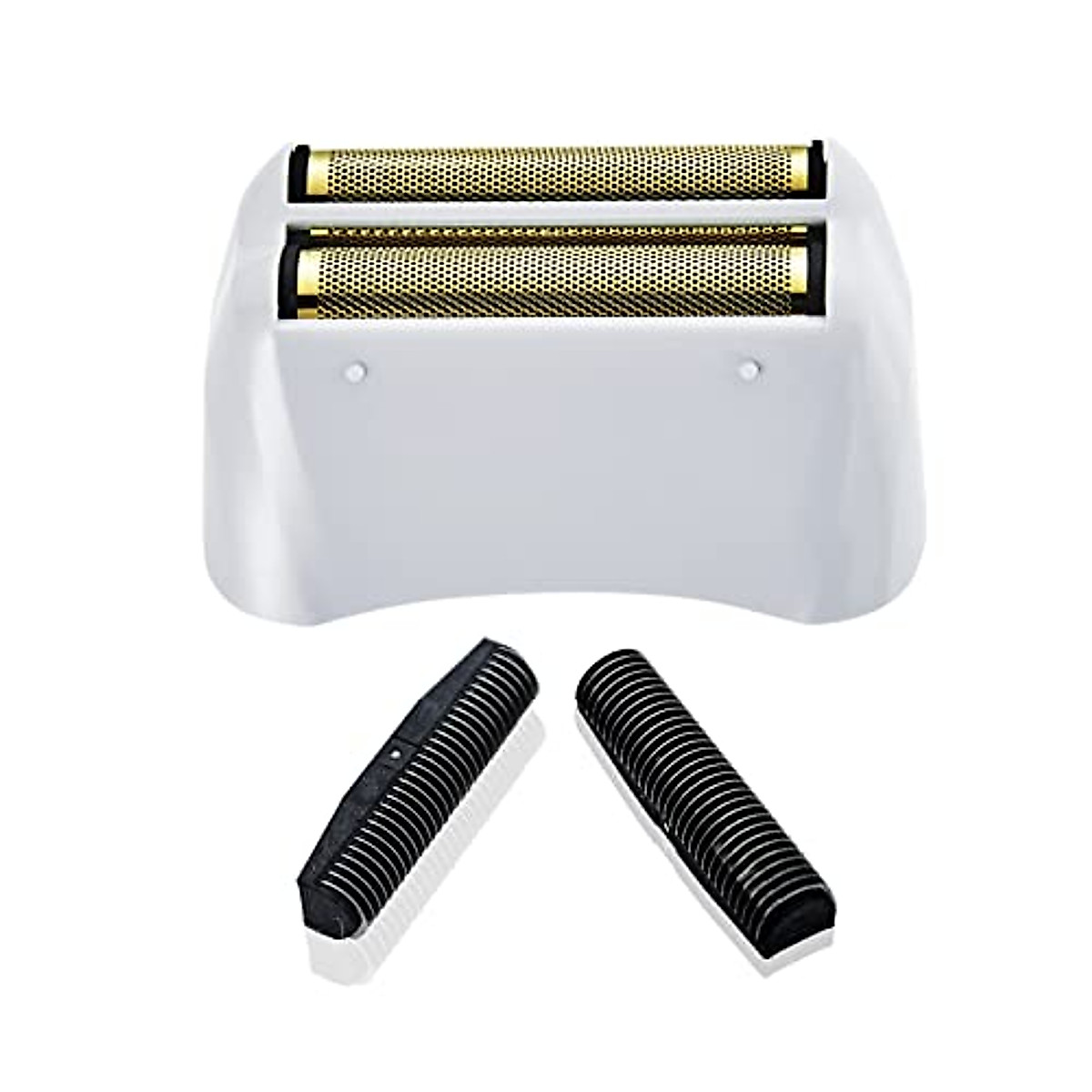 Shaver Replacement Foil and Cutters compatible with Andis 17150, 17155 Replacement Foil and Blades (Golden Foil and Cutters)