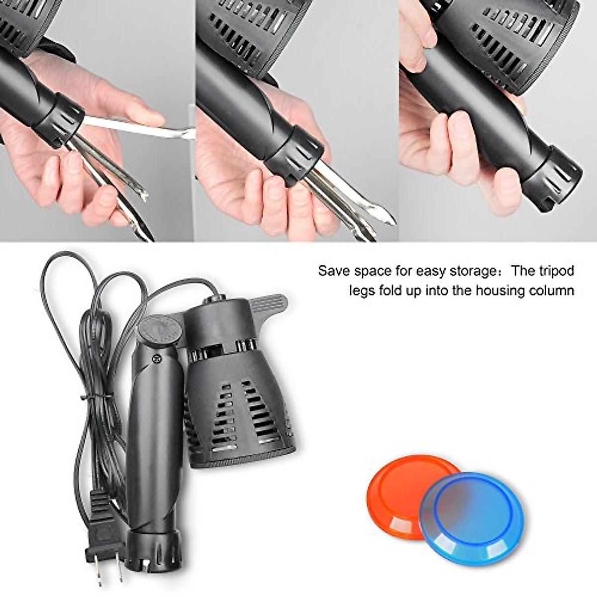 EMART Photography LED Continuous Light Lamp 5500K Portable Camera Photo Lighting for Table Top Studio - 2 Sets