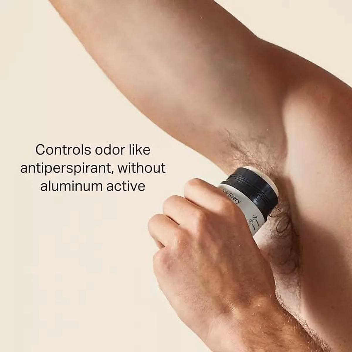 Each & Every All Natural Deodorant for Women & Men - Sensitive Skin, Plant-Based, Baking Soda & Aluminum-Free Deodorant - Clean Long Lasting 24 Hr Odor Control - Lavender & Lemon Travel Size, 2.5oz