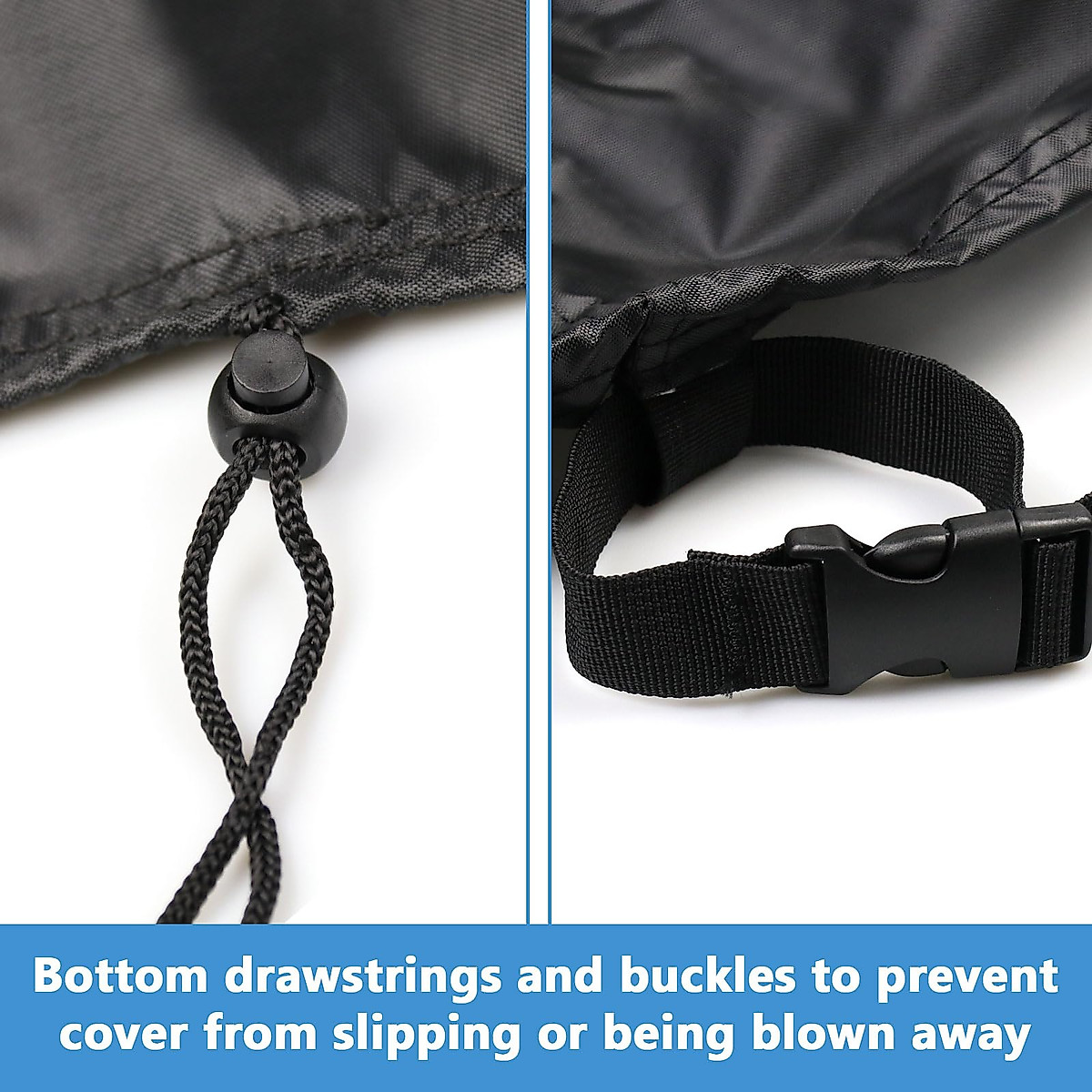 Guisong Flat Top Grill Cover Waterproof for Royal Gourmet 8-Burner Gas Grill with Side Tables Down, Weatherproof Cover for Protecting BBQ Grill/Propane Griddle/Outdoor Grill