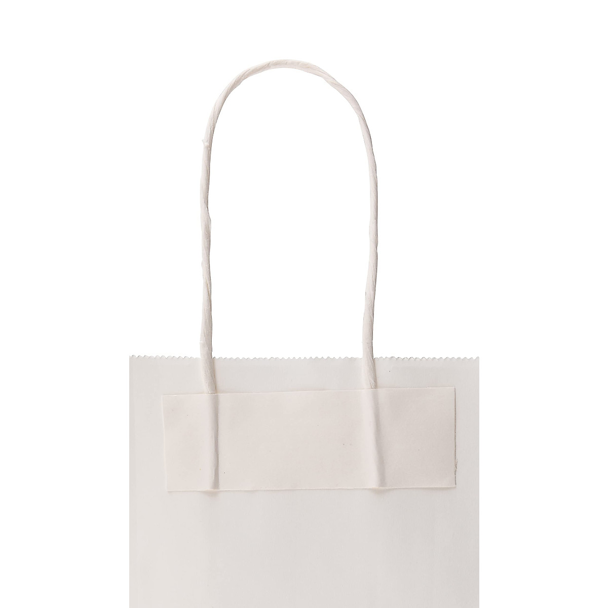 SAM WRAP Wine Bags, White Paper Bags, for Wine Spirits 5.75" x 3.25" x 13" Gift Bags, White Kraft Bags (50)