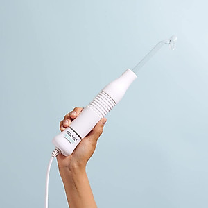 StackedSkincare High Frequency Wand for Acne, Face Tool to Clear Pores and Reduce Redness, Includes Gas Electrodes