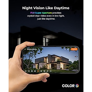 NAPCAT 4K PoE Security Camera System, F1.0 Color Night Vision, 130° Wide Angle, Spotlight, AI Detection, NVR with 2TB HDD, 4Pcs 8MP IP67 PoE IP Outdoor Wired Home Security Cameras (N2814)