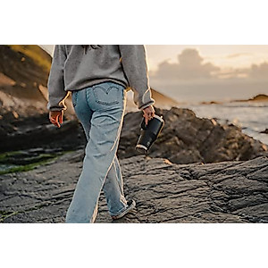 RAINIER GOODS 40 oz Tumbler with Handle and Straw Lid | Insulated Cup Reusable Stainless Steel Water Bottle Travel Mug Cupholder Friendly | Gifts for Women Him Her (Light Gray)