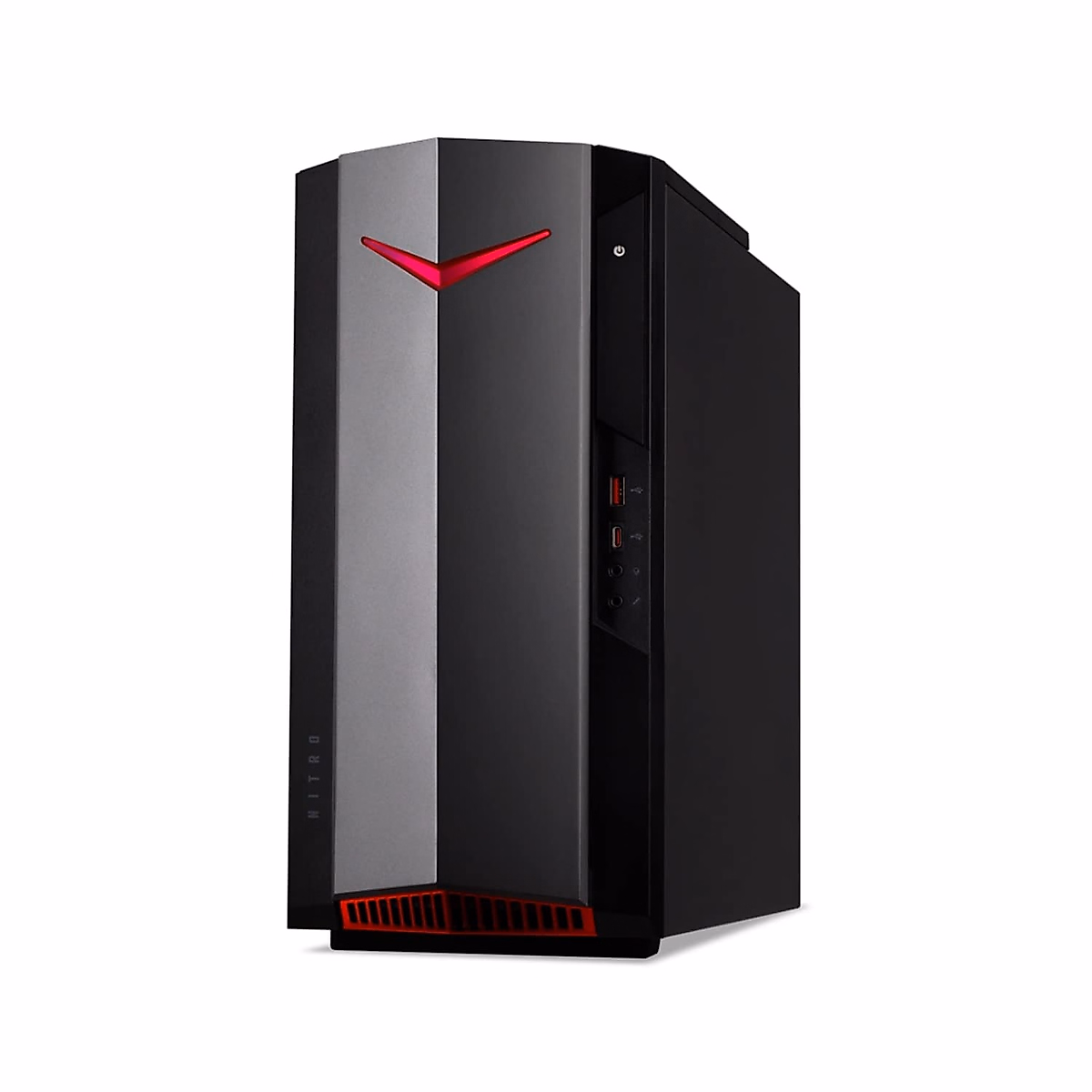 acer Nitro 50 Gaming Desktop, Intel Core i5-12400F, NVIDIA GeForce GTX 1650, 32GB RAM, 2TB PCIe SSD, HDMI, RJ45, Wired KB & Mouse, Wi-Fi 6, Windows 11 Home, Black