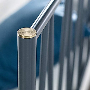 ZINUS Olga Metal Platform Bed Frame / Mattress Foundation / Slat Support / No Box Spring Needed / Easy Assembly, Full