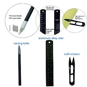 15 PCS Model Tools Kit Modeler Basic Tools Craft Set Hobby Tools Kit for Gundam Model 15 PCS Model Tools Kit Modeler Basic Tools Craft Set Hobby Tools Kit for Gundam Model Repair DIY