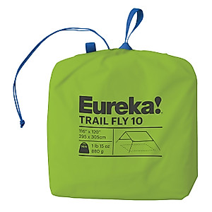 Eureka! Trail Fly Customizable Camping Tarp, 10 Feet, Jasmine Green