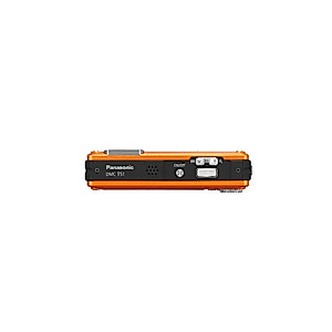 Panasonic Lumix DMC-TS1 12MP Digital Camera with 4.6x Wide Angle MEGA Optical Image Stabilized Zoom and 2.7 inch LCD (Orange)