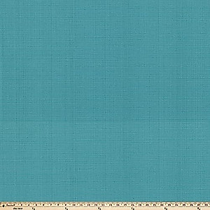 Pillow Perfect Forsyth Solid Indoor/Outdoor Patio Seat Cushions, Plush Fiber Fill, Weather and Fade Resistant, 2 Count, Turquoise, Square Corner 16"x18.5" Blue