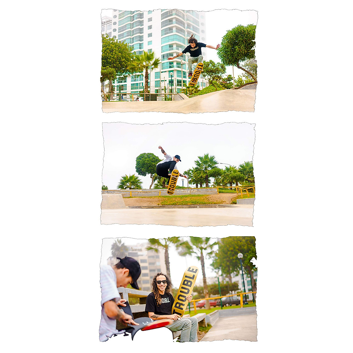 TROUBLE SKATEBOARDS Hardware Tool + Skateboard 1” Black Phillips Skate Hardware (H21)