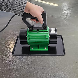 Electric Concrete Vibrator Motor, 110V 370W Portable Cement Vibrating Machine,3500 RPM, 220.46 LBS Vibration Force, Handheld Table Motion Concrete Vibrator Machine for Cement Leveling Works