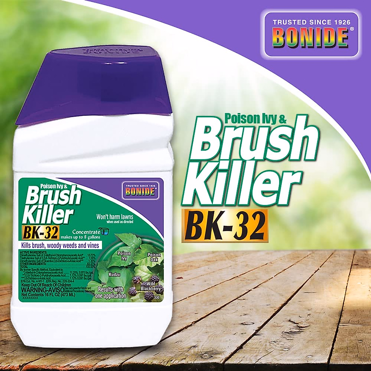 Bonide (BND330 - Poison Ivy and Brush Killer BK-32 Concentrate (16 oz.), White