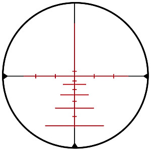 Konus 7291 3-12x44 riflescope D.30mm w/Ill. 550-ballistic Reticle