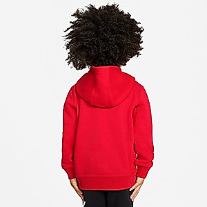 Nike Boy's Club Fleece Pullover Hoodie (Little Kids) University Red 5 Little Kid