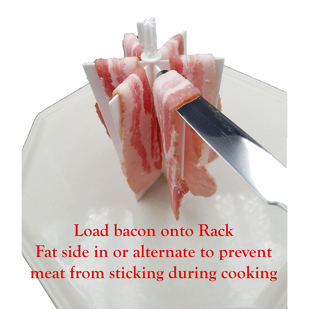 Stress Free Bacon in A Stress Filled World!! Wow Bacon Microwave Cooker New P10 Model! No Splatter or Mess! Over 2,000 Amazon reviews 4+ / 5 Quality USA Manufacturing and Wow Customer Service!