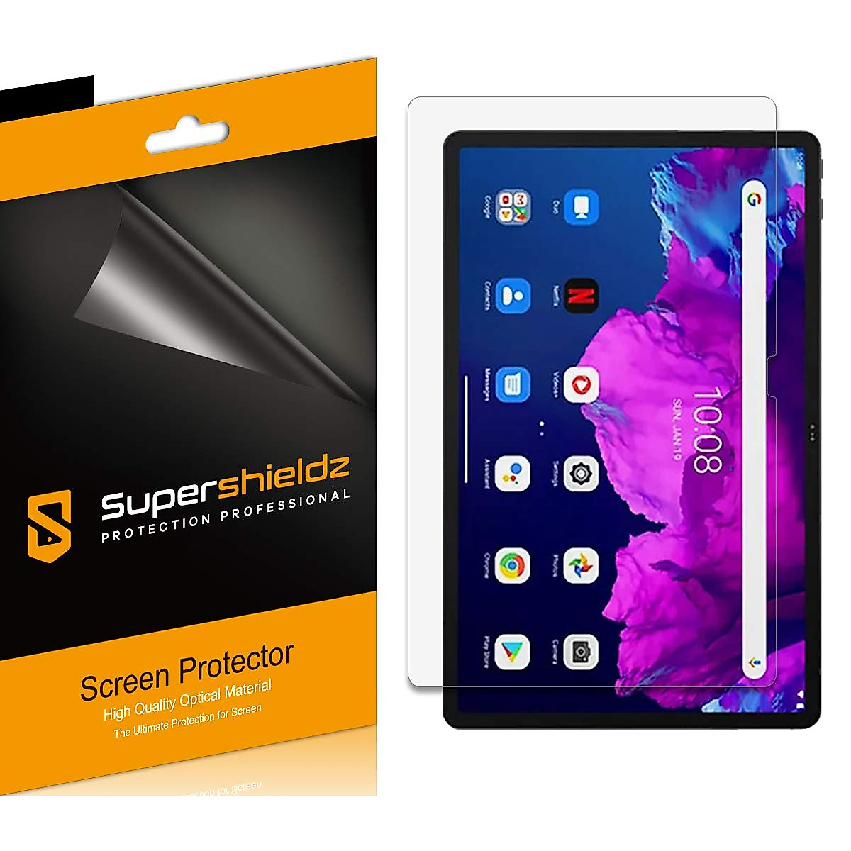 Supershieldz (3 Pack) Designed for Lenovo Tab P11 / P11 Plus (11 inch) Screen Protector, High Definition Clear Shield (PET)
