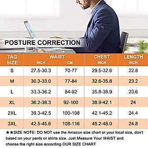 MOLUTAN Mens Compression Shirt Slimming Body Shaper Vest Sleeveless Waist Traner Workout Tank Top Tummy Control Shapewear (Black, Large)