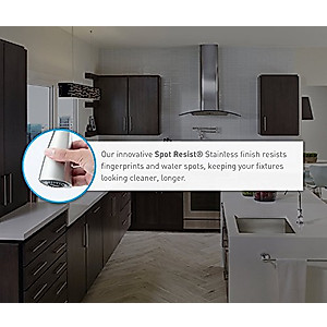 Moen 7250SRS Belfield Traditional Two Handle High Arc Kitchen Faucet, Spot Resist Stainless