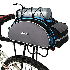 LIXADA Bicycle Rack Bag 13L Waterproof Cycling Bike Rear Seat Cargo Bag MTB Road Bike Rack Carrier Trunk Bag Pannier Handbag