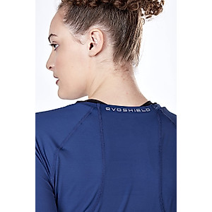 EvoShield Women's Standard Long Sleeve, Navy, Medium