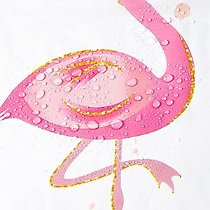 WERNNSAI Flamingo Tablecloth - 108''x 54'' Tropical Luau Party Disposable Plastic Table Cover Pineapple Party Supplies for Kid Girl Picnic Birthday Party Decoration