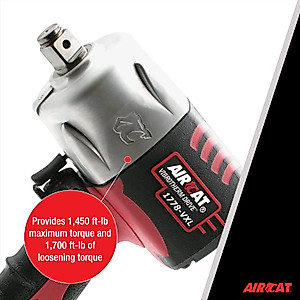 AIRCAT Pneumatic Tools 1778-VXL 3/4-Inch Vibrotherm Drive Composite Impact Wrench 1700 ft-lbs