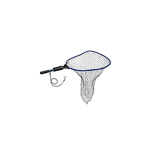 Ego S1 Slider Fishing Net, Ultimate Fishermens Tool Fixed Handle, Replaceable Head, Salt & Freshwater, 19x21 Inch Hoop